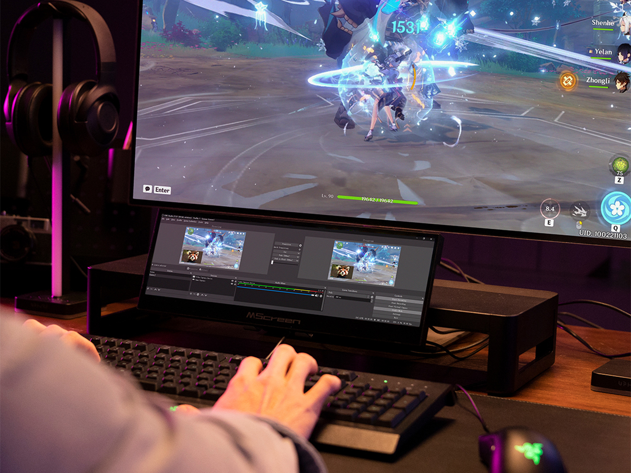 作業エリアをちょい足し！ 32:9比率のセカンドスクリーン「MScreen」 - bouncy / バウンシー