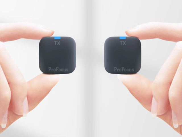 つまめるサイズ！ 小さなワイヤレスマイク「Profocus」 - bouncy / バウンシー