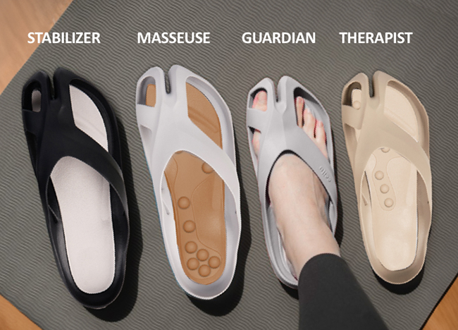 3つのインソールを使い分け！ ツボ押しサンダル「Stepping Stones」 - bouncy / バウンシー