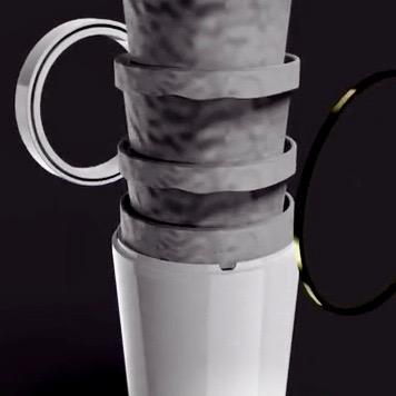 環境にやさしくなれる。一度に25枚のゴミ袋をセットできる「Canbi」 - bouncy / バウンシー