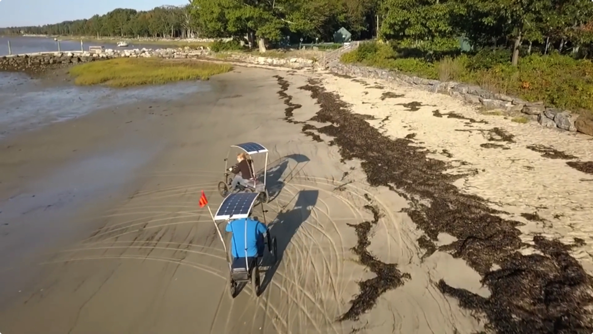 太陽の力で爆速走行！ 四輪電動ペダルバイク「Screecher Pedalcycle」 - bouncy / バウンシー