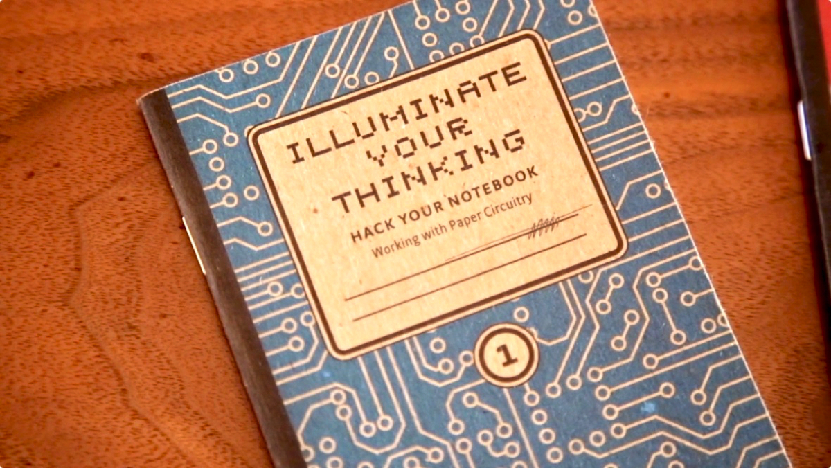 紙に回路を貼り付ける!? 電子工作学習キット「HACK YOUR NOTEBOOK」 - bouncy / バウンシー