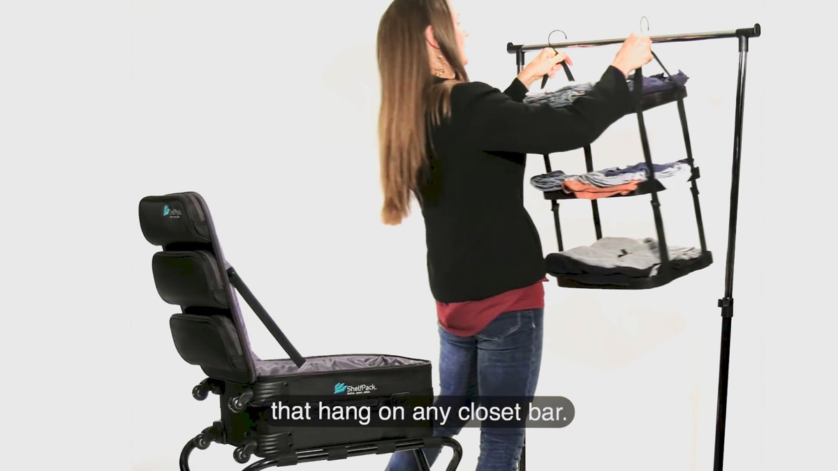 荷物整理が捗りそう！スーツケースが変形して棚になる「ShelfPack Luggage 2018」 - bouncy / バウンシー