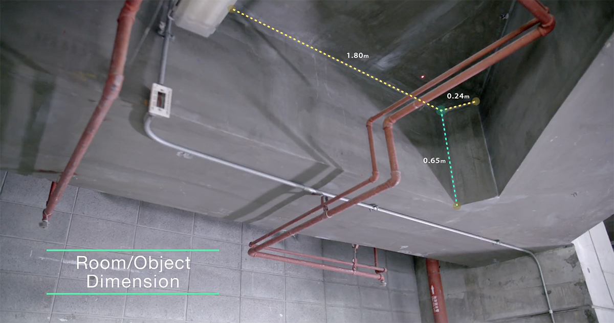装着するだけでスマホをハイテクレーザー測量器に変えるデバイス「iPin Spatial Ruler Pro」 - bouncy / バウンシー