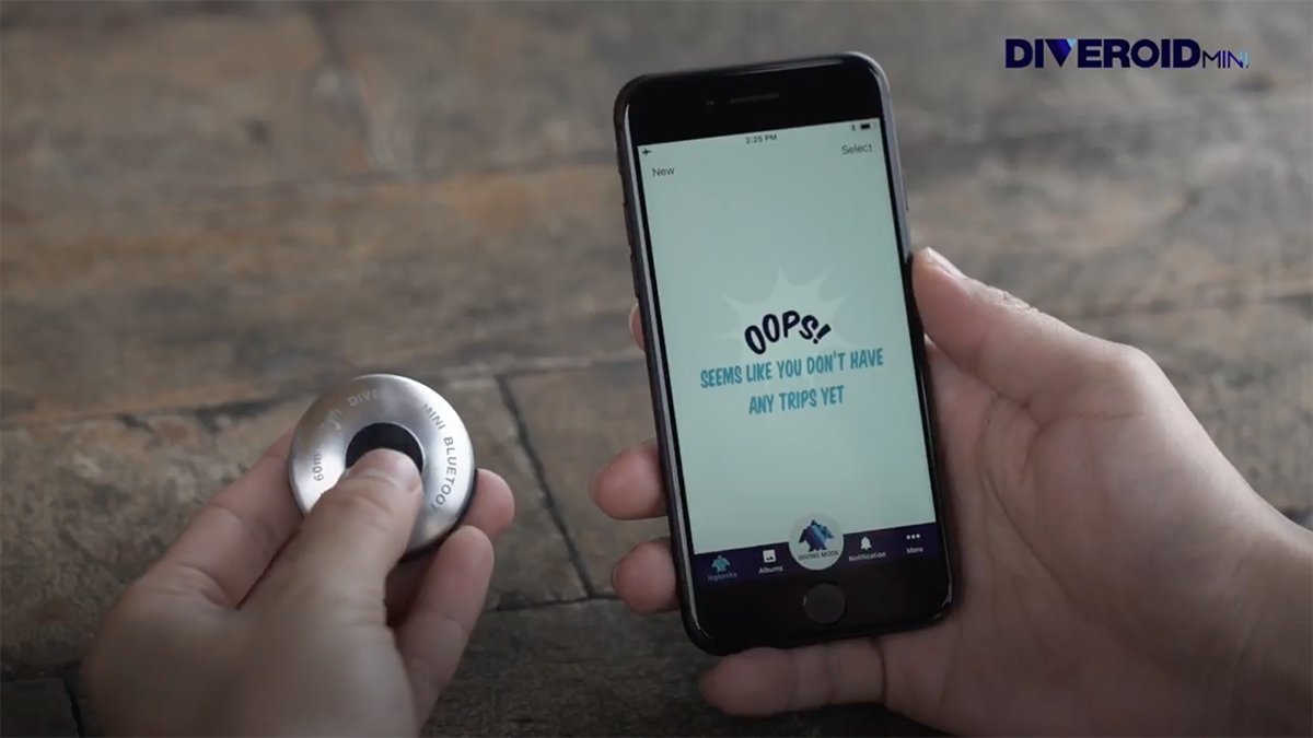 スマホを手軽に本格ダイビングコンピューターに変身させるアイテム「DIVEROID mini」 - bouncy / バウンシー