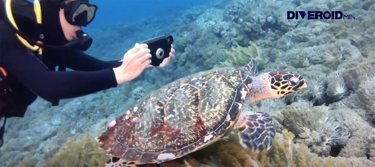 スマホを手軽に本格ダイビングコンピューターに変身させるアイテム「DIVEROID mini」 - bouncy / バウンシー