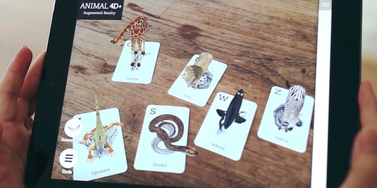 動物がリアルに動き回る楽しい図鑑「Animal 4D+cards」 - bouncy / バウンシー